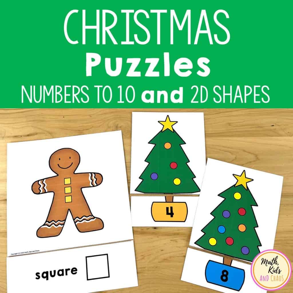 Preschool Number Puzzles for Numbers 1 to 10 - Math, Kids and Chaos