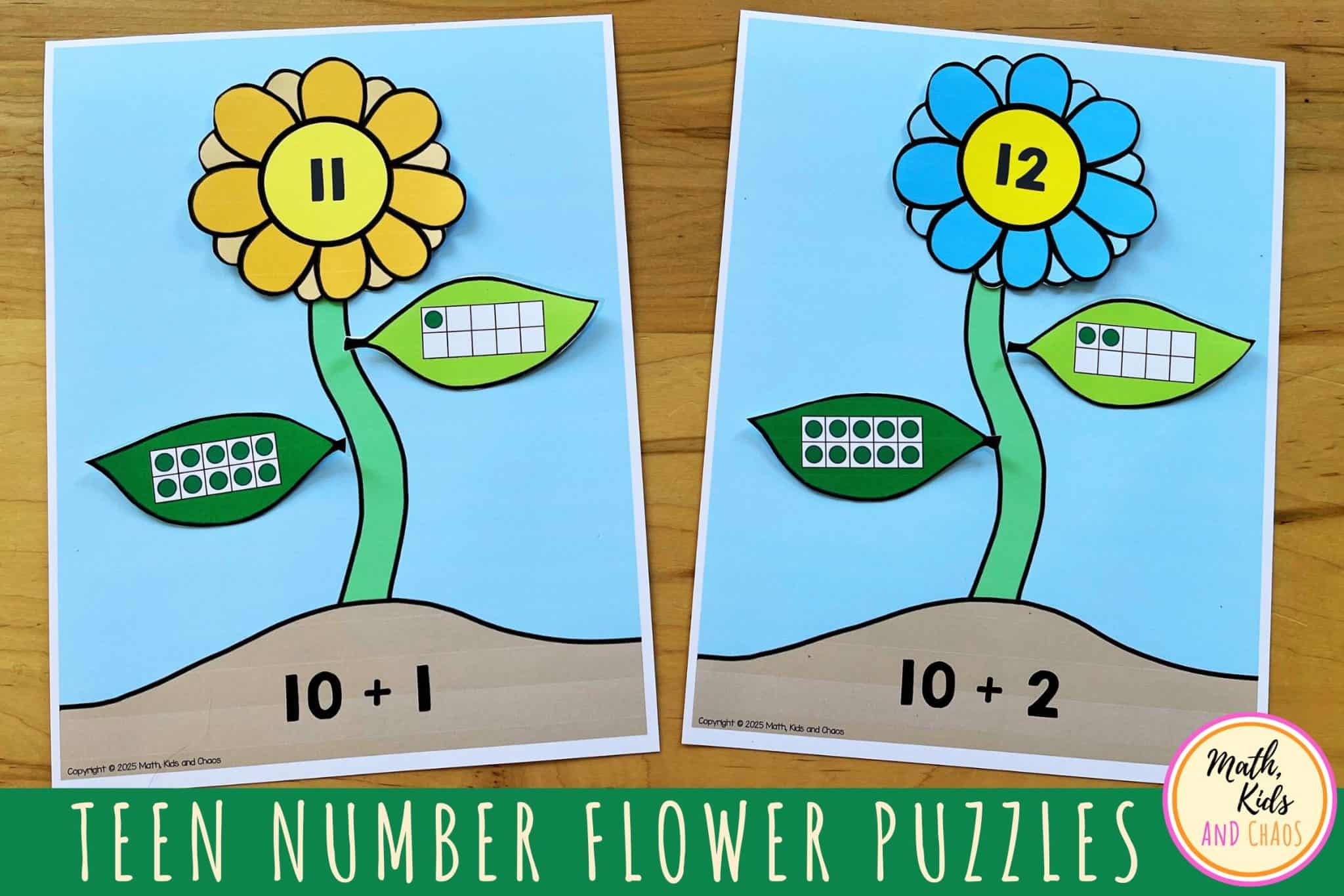 Preschool Number Puzzles for Numbers 1 to 10 - Math, Kids and Chaos