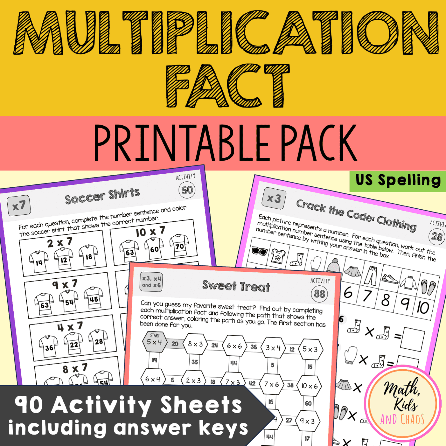 What is a multiplication chart? And how to use one (plus FREE printable ...