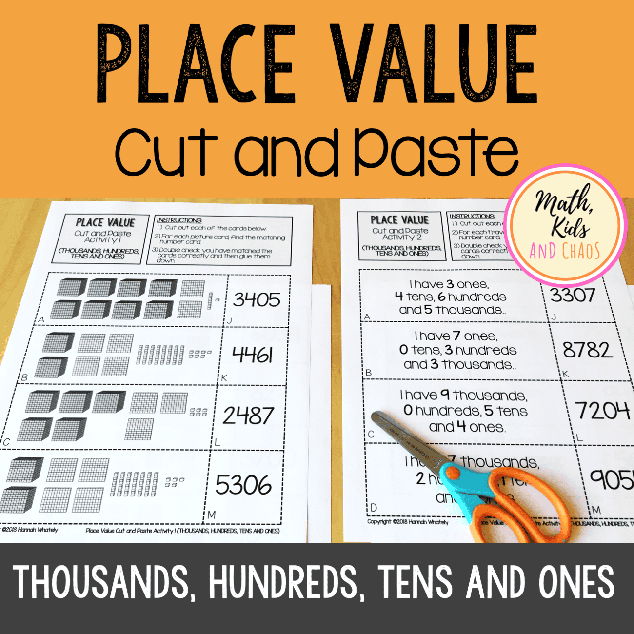 Free printable place value chart (plus activities to try!) - Math, Kids ...